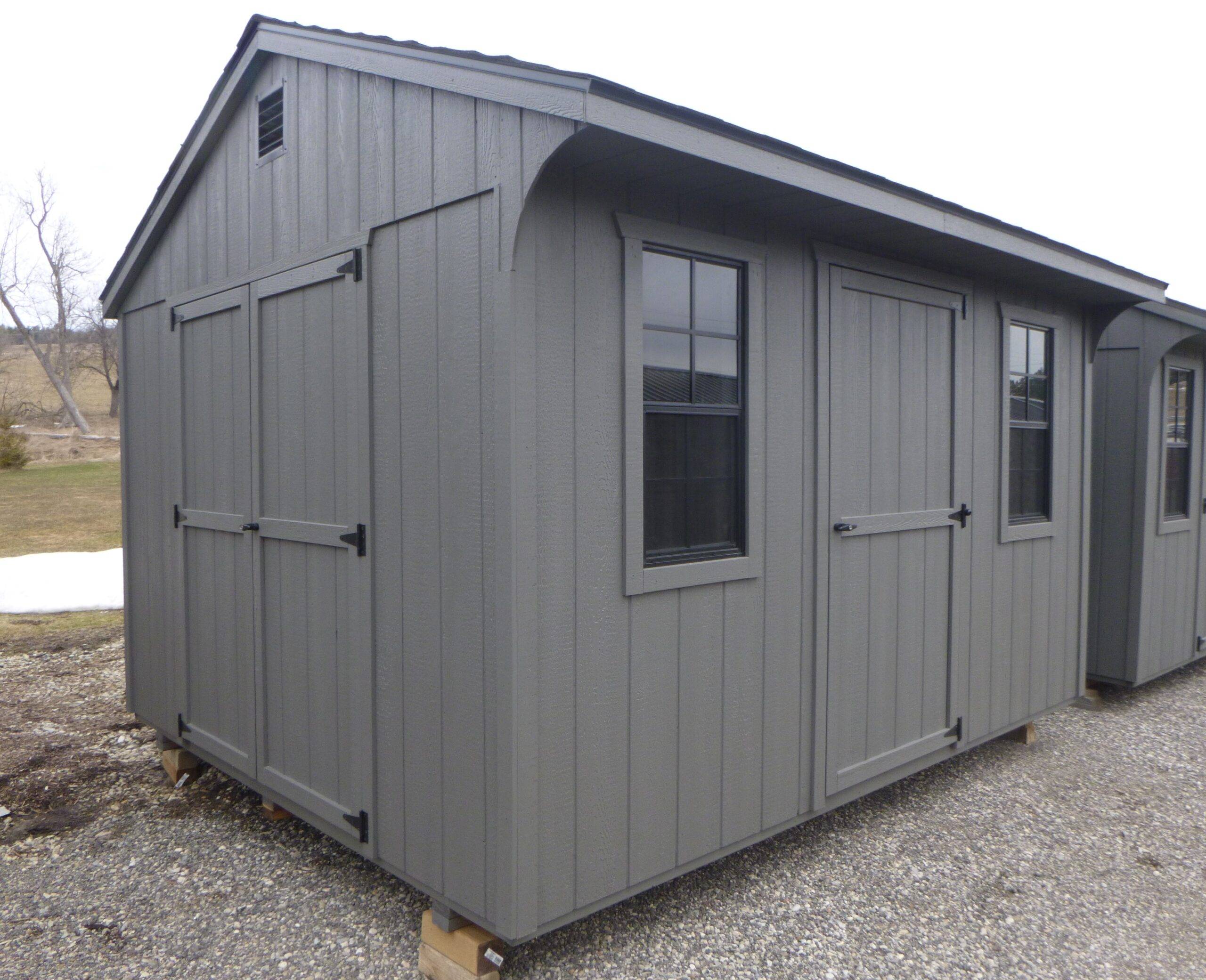Saltbox Storage Shed Duratemp 10 x 12 Saltbox Storage Shed Windmill ...